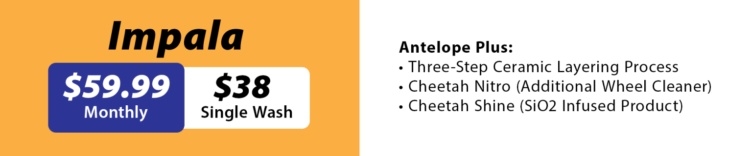 Service Details - Cheetah Clean Auto Wash